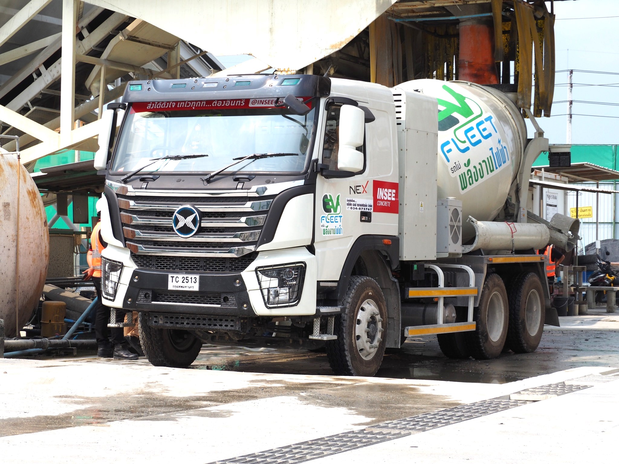 INSEE Concrete Testing Zero Emission Ready Mixed Concrete Trucks ...